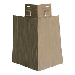 Cedar Impressions® Single 7" Perfection Cedar Blend Offset Mitered Corner Post at Menards®