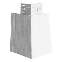 Cedar Impressions® Single 7" Perfection Colonial White Offset Mitered ...