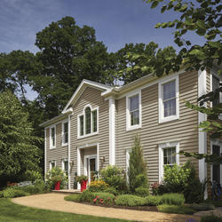CedarBoards™ Double 6" x 12'6" Natural Clay Insulated Vinyl Siding at ...