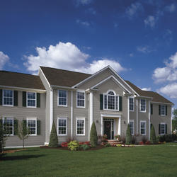 MainStreet™ Double 4" x 12'6" Granite Gray Vinyl Siding at Menards®