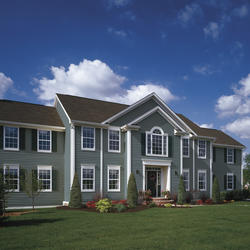 MainStreet™ Double 4" x 12'6" Wedgewood Blue Vinyl Siding at Menards®