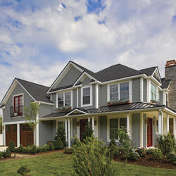 Monogram® 46 Premium Double 4" x 12'6" Charcoal Gray Vinyl Siding at ...