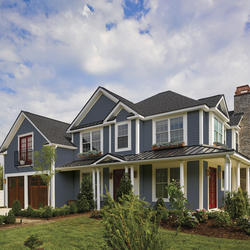 Monogram® 46 Premium Double 4" x 12'6" Midnight Blue Vinyl Siding at ...