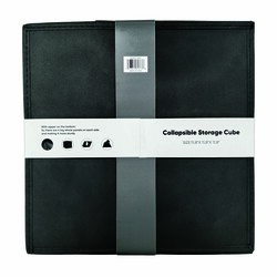 12" Black Collapsible Storage Cube at Menards®
