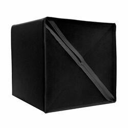 12" Black Collapsible Storage Cube at Menards®