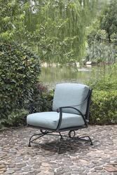 Backyard Creations® Oceanside Black Deep Seating Rocking Patio Chair ...