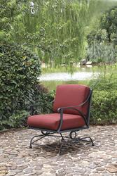 Backyard Creations® Oceanside Black Deep Seating Rocking Patio Chair ...