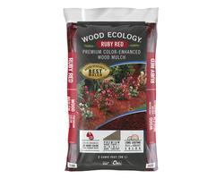 Wood Ecology® Premium Ruby Red Mulch - 2.0 Cu. Ft. at Menards®