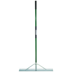 Masterforce® Fiberglass Long Handle Aluminum Head Landscape Rake at ...