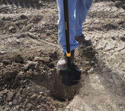 Yardworks® Fiberglass Long Handle Round Point Digging Shovel at Menards®
