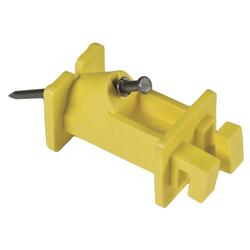 Fi-Shock® Slant-Nail Wood Post Insulator - 25 Pieces at Menards®