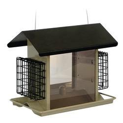 More Birds® Large Hopper Bird Feeder with Suet Holders at Menards®