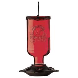 More Birds® Red Glass Elixir Hummingbird Feeder - 13 oz at Menards®