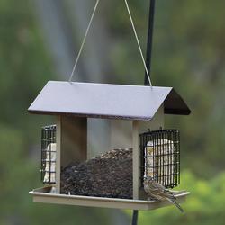 More Birds® Large Hopper Bird Feeder with Suet Holders at Menards®