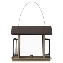 More Birds® Large Hopper Bird Feeder with Suet Holders at Menards®