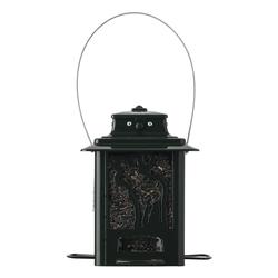 More Birds® Woodland Hopper Green Metal Bird Feeder at Menards®