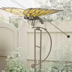 Enchanted Garden™ 6'1" Jumbo Rocking Kinetic Monarch Butterfly at Menards®