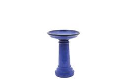 Enchanted Garden® 21-1/2" Cobalt Blue New Classic Ceramic Bird Bath at ...