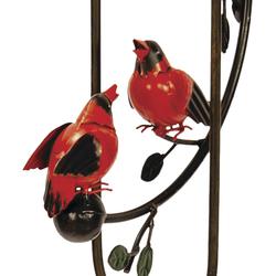Enchanted Garden™ 4'3" Cardinal & Kids Rocking Kinetic Bird at Menards®