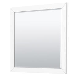 Wyndham Collection® Strada 36"W x 22"D White Vanity and White Carrara ...