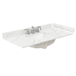 Wyndham Collection® Icon 42"W x 22"D Light Green Vanity and Giotto ...