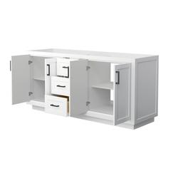 Wyndham Collection® Miranda 71"W x 21-3/4"D White Bathroom Vanity ...