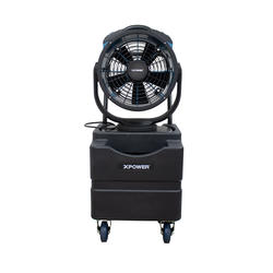 XPOWER 14" Built-in Pump Oscillating Misting Fan with Water Reservoir ...