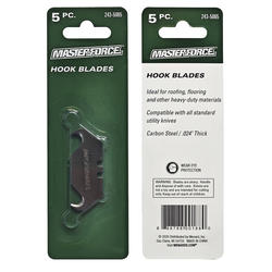 Masterforce® Hook Utility Knife Blades - 5 Pack at Menards®