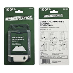 Masterforce® Utility Knife Blades - 100 Pack at Menards®