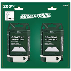 Masterforce® Utility Knife Blades with Dispenser - 200 Count at Menards®