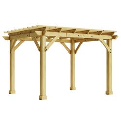 10 x 12 Meridian Ready to Assemble Cedar Pergola Kit at Menards®