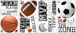 RoomMates® All Star Sports Saying Peel & Stick Wall Decal at Menards®