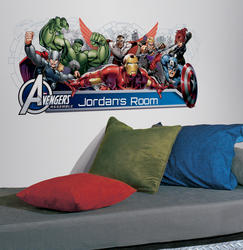 RoomMates® Avengers Assemble Personalization Headboard Peel & Stick ...