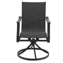 Backyard Creations® Spencer Gray Swivel Rocker Dining Patio Chair Set ...
