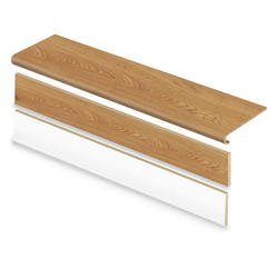Cap A Tread® Color 1757 1.69" x 12.15" x 47" Stair Tread & Reversible ...