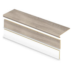 Cap A Tread® Color 3821 1.69" x 12.15" x 47" Stair Tread & Reversible ...