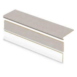 Cap A Tread® Color 70 1.69" x 12.15" x 47" Stair Tread & Reversible ...