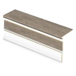 Cap A Tread® Color 8004 1.69" x 12.15" x 47" Stair Tread & Reversible ...