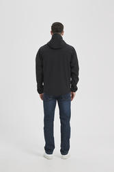 Hawke & Co Men's Black Hooded Softshell Jacket - X-Large at Menards®