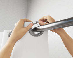 Zenna Home® Color Block Stripe Blue Fabric 71"W x 74"H InstaCurtain ...