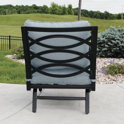 Backyard Creations® Chalet Gardens Sea Glass Blue Deep Seating Rocking ...