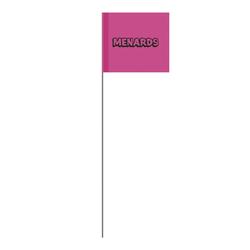15" Pink Stake Flags - 25 Pack at Menards®