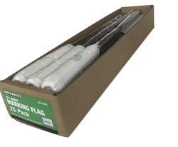 15" White Stake Flags - 25 Pack at Menards®