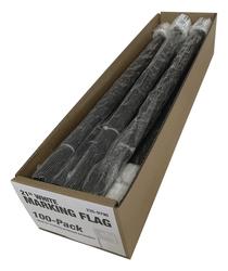 21" White Marking Flags - 100 Pack at Menards®