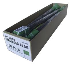 21" Green Marking Flags - 100 Pack at Menards®