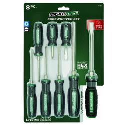 Masterforce® Slotted & Phillips Magnetic Screwdriver Set - 8 Piece at ...