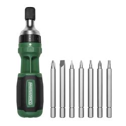 Masterforce® Quick Change Ratcheting Multi-Bit Screwdriver Set - 8 ...