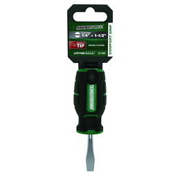 Masterforce® 1/4" x 1-1/2" Slotted Stubby Screwdriver at Menards®