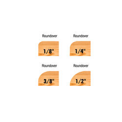 Performax® Roundover Router Bit Set - 4 Piece at Menards®