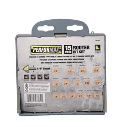 Performax® Router Bit Set - 15 Piece at Menards®